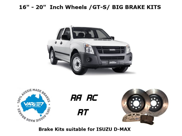 Brake Kits suitable for ISUZU D-MAX - Vari