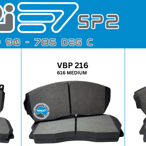 VARI 616 PADS TO SUIT 616 CALIPERS - Vari
